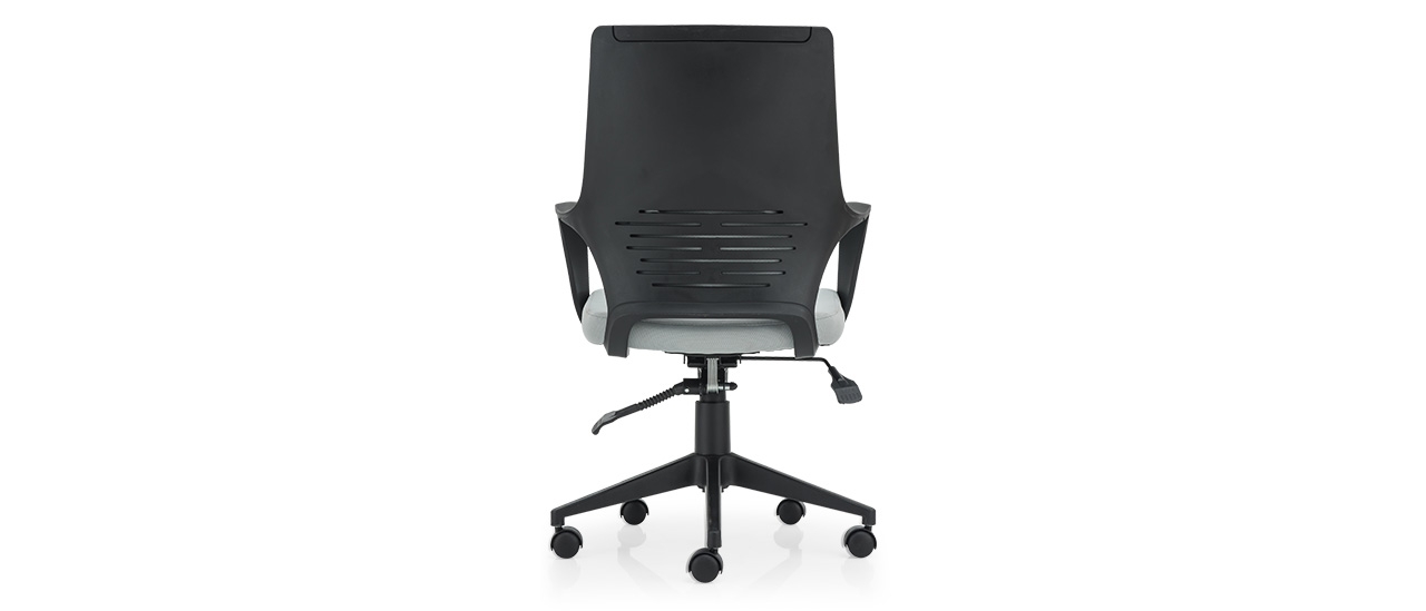 Buy Noble Medium Back Grey Fabric Chair | Executive Chairs Online At Durian